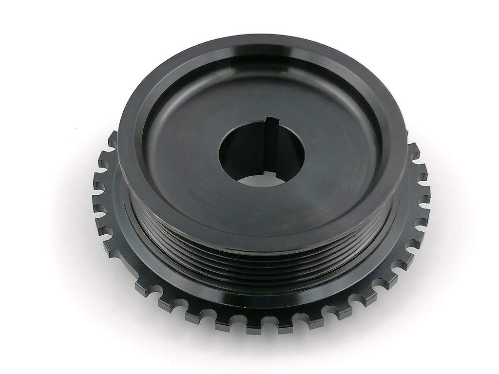 Cosworth YB Underdrive 6 Rib Engine Pulley 36-1 Trigger 100mm | TTV ...